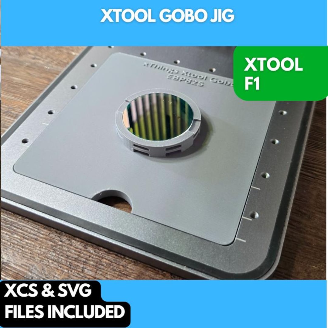 Xtool GOBO Holder Jig Xtool F1 Laser Engraver, 3D Printed Jig, Xtool ...