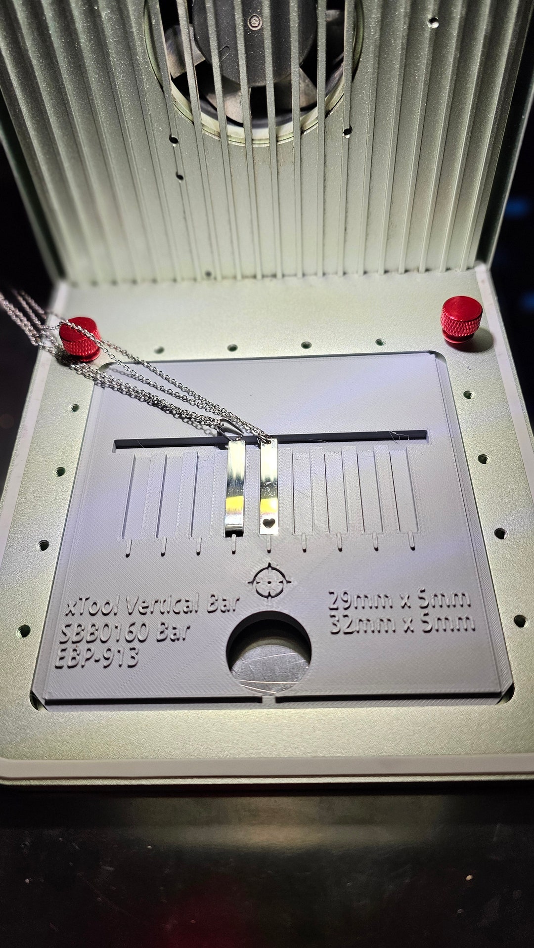 Xtool Vertical Bar Jewelry Jig for the Xtool F1 Laser Engraver - Etsy