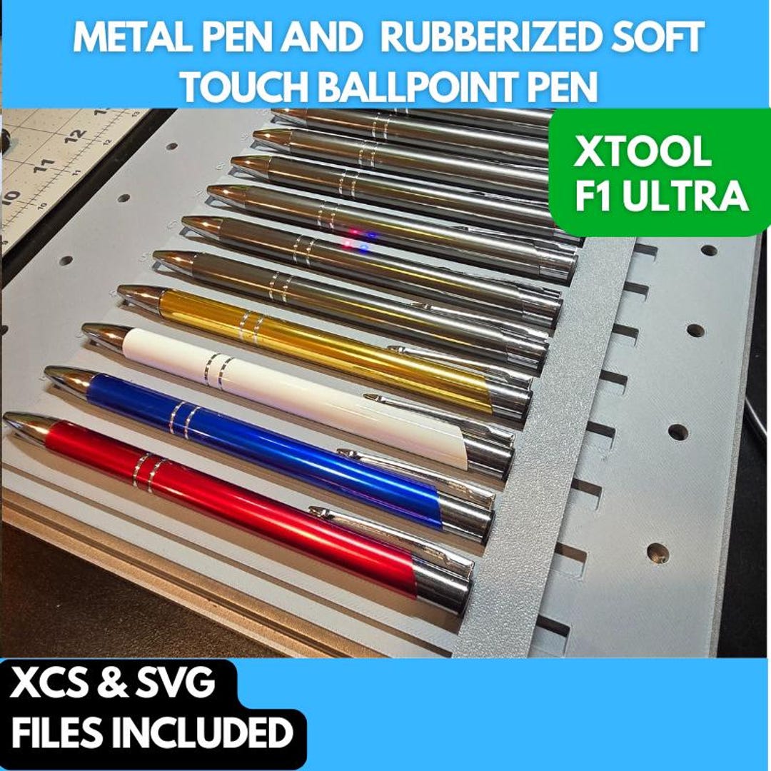 Metal Pen and Touch Pen Jig Xtool F1 Ultra, 3D Printed Jig, Xtool Fiber ...