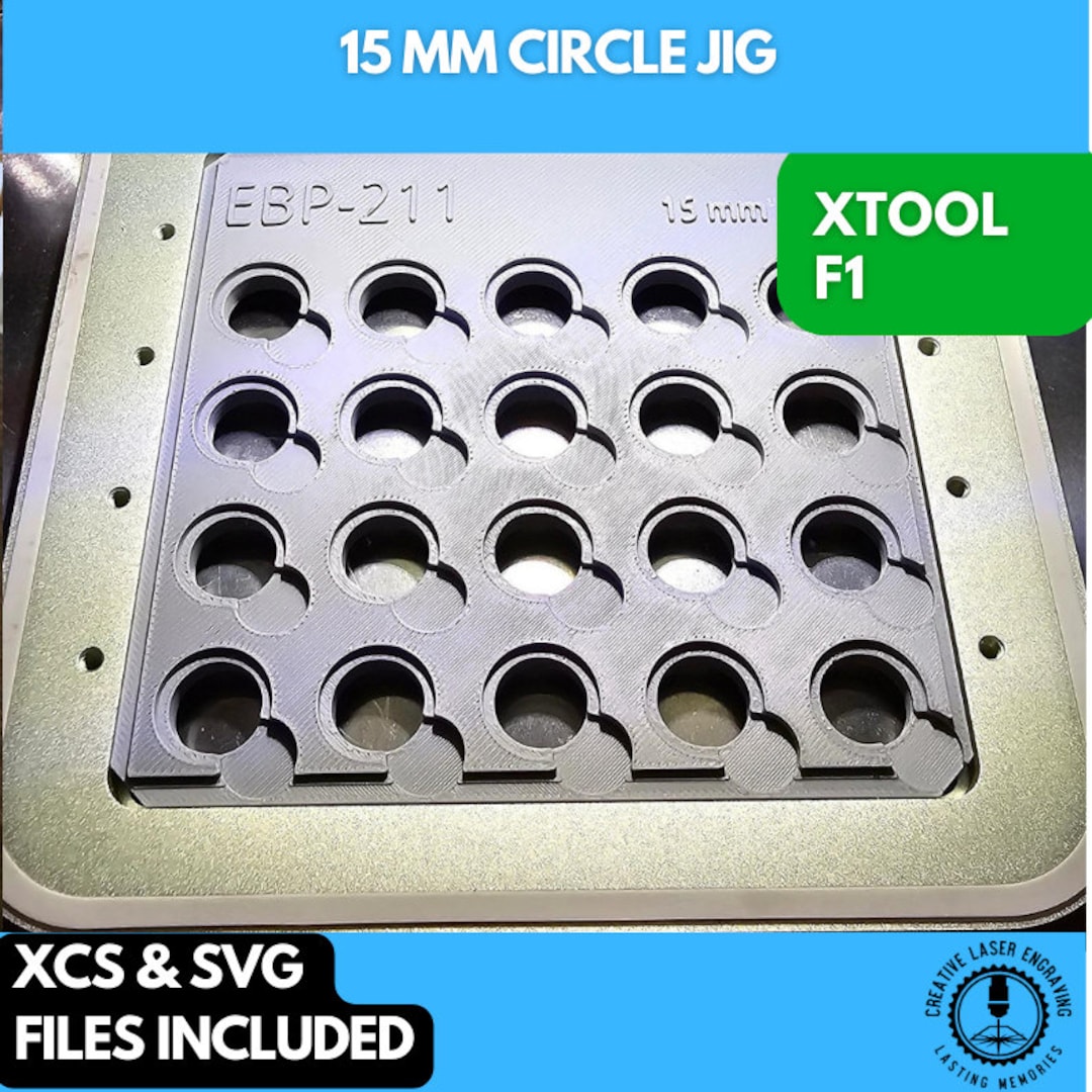 15 Mm Circle Jig Xtool F1 Laser Engraver - Etsy
