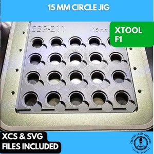 15 Mm Circle Jig Xtool F1 Laser Engraver - Etsy
