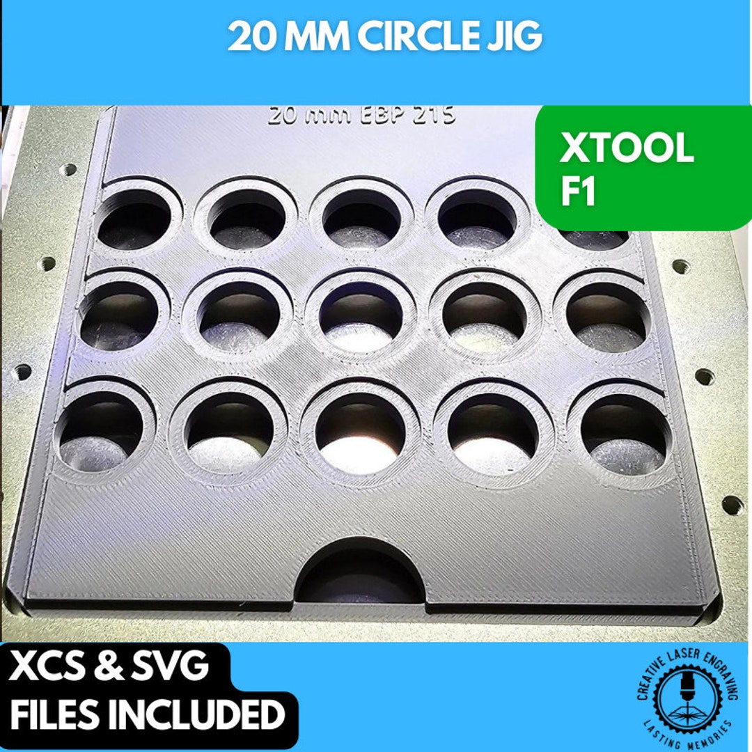 20 Mm Circle Jig Xtool F1 Laser Engraver - Etsy