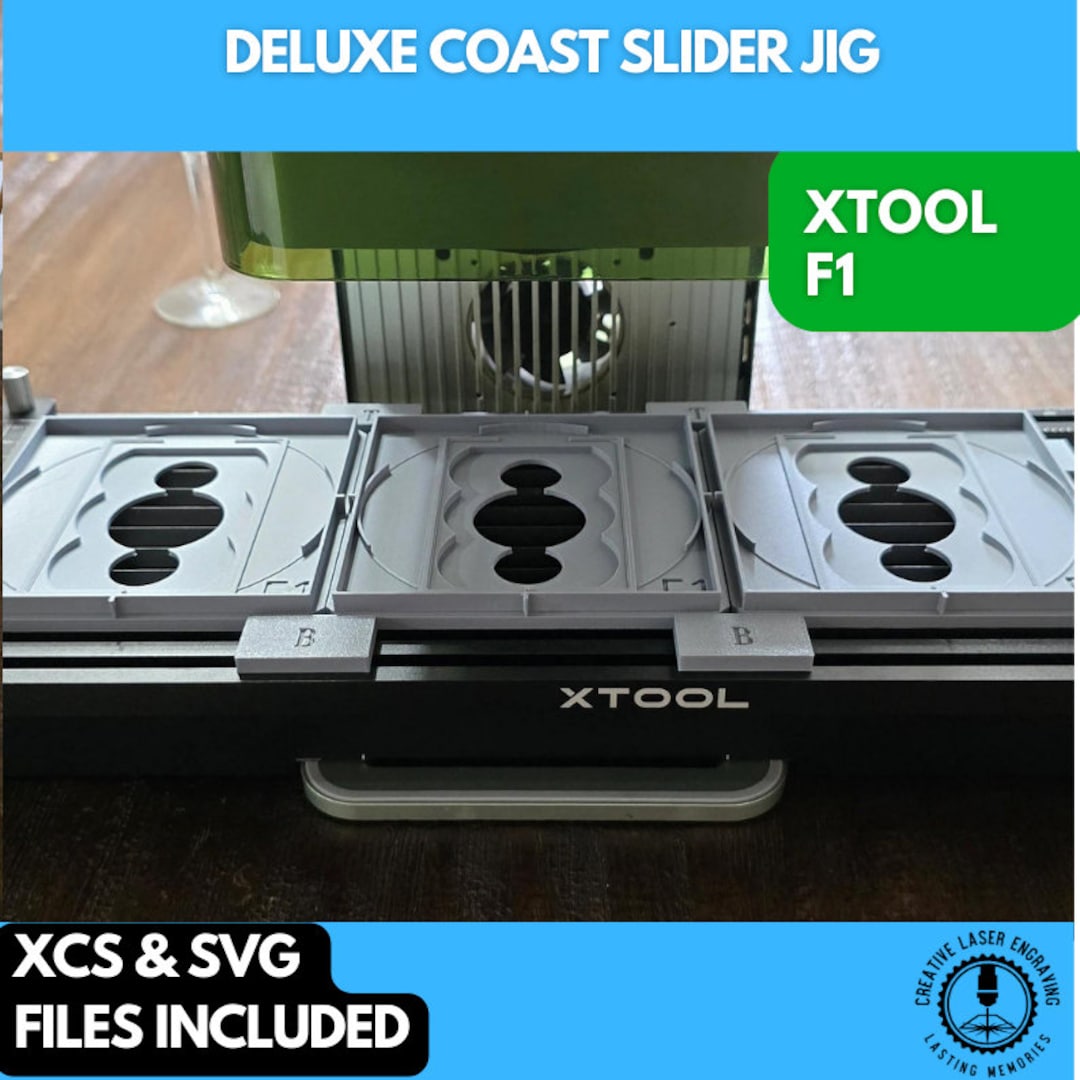 Deluxe Coast Slider Jig for the Xtool F1 Laser Engraver - Etsy