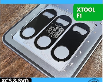 Xtool F1 Laser Engraver Bottle Opener Key Chain Jig With Alignment - Etsy