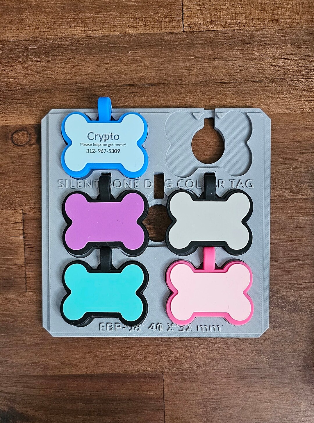 Silent Silicone Dog Bone Shape Dog Tag Jig Xtool F1 Laser Engraver - Etsy