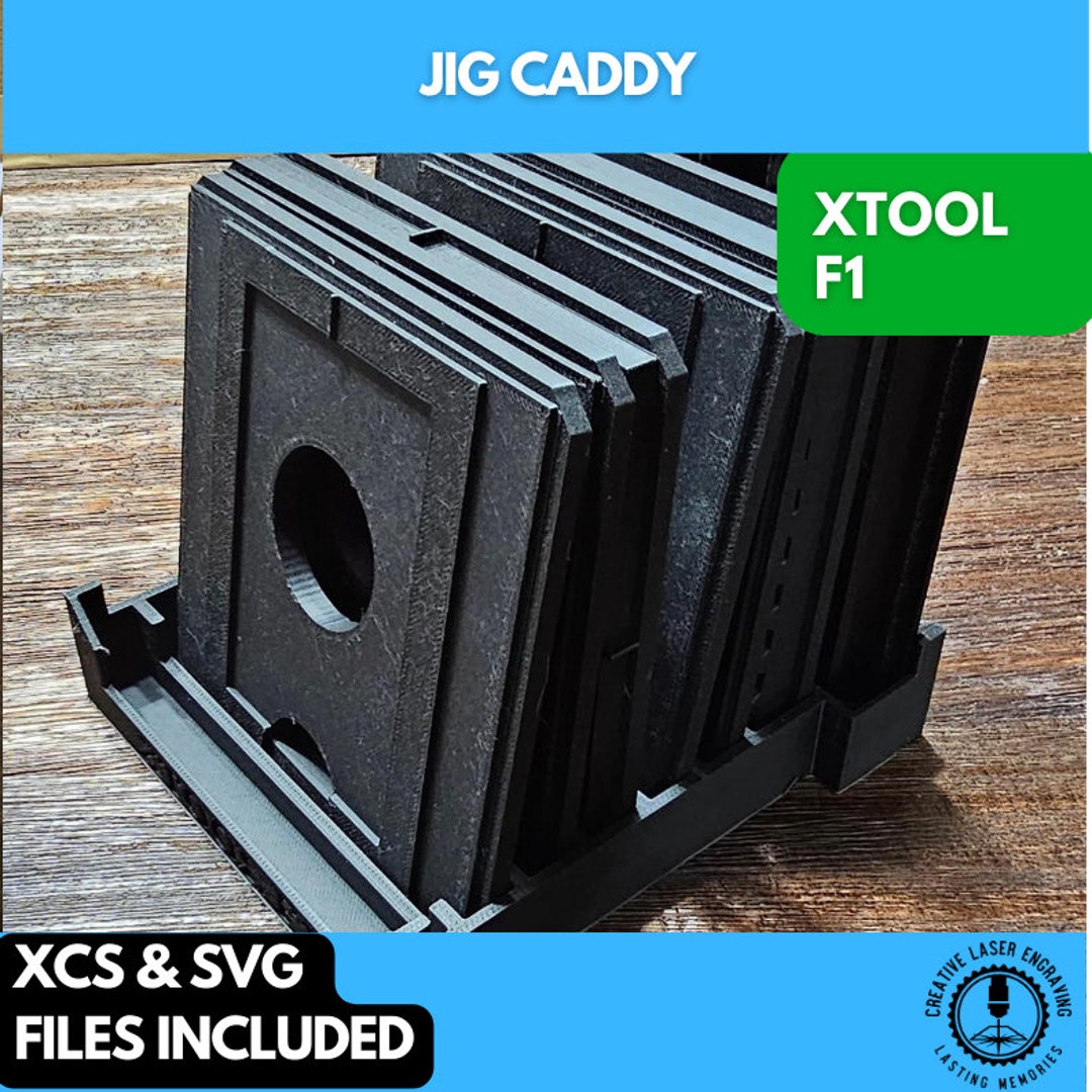 Xtool F1 Laser Jig Caddy, 3D Printed Jig, Xtool Fiber Laser Jig, Laser ...