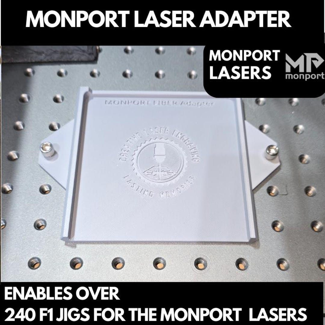 Monport Fiber Slider Adapter F1 Jigs on Fiber Lasers With This Jig Adapter, 3D Printed Jig ...