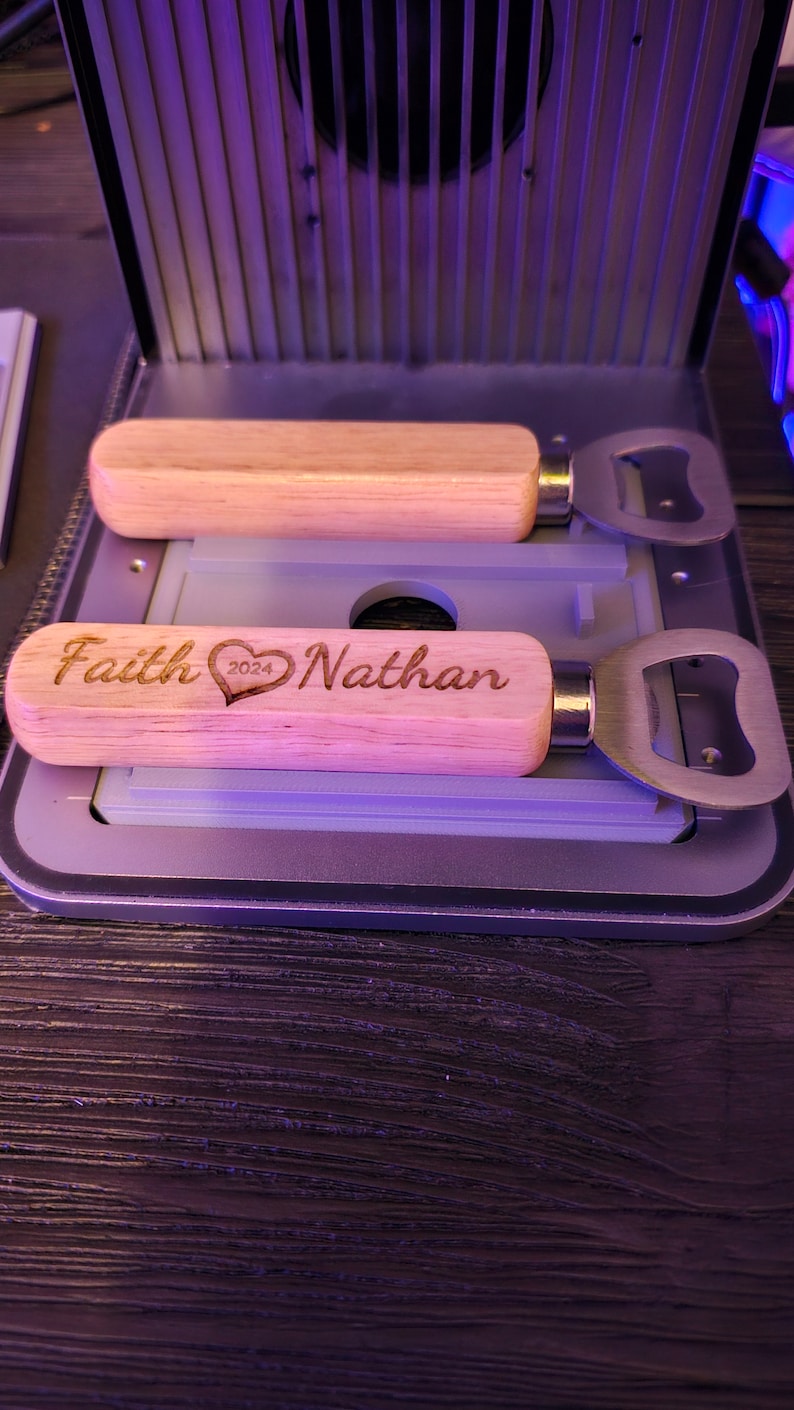 Long Wood Bottle Opener Jig Xtool F1 Laser Engraver - Etsy