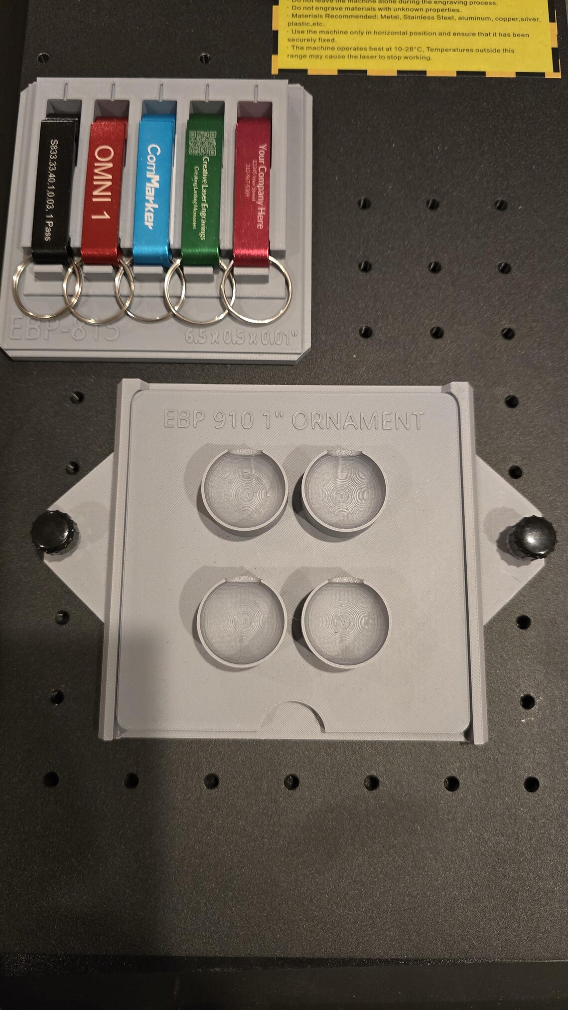 Commarker Fiber Slider Adapter F1 Jigs on Fiber Lasers With This Jig ...