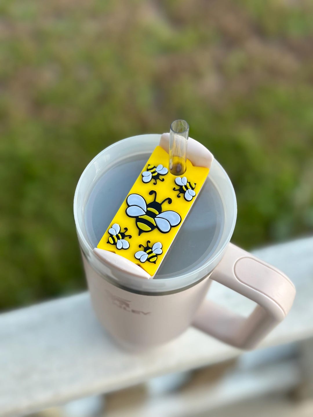 Bumblebee Straw Topper, Stanley Cup Accessory - Etsy