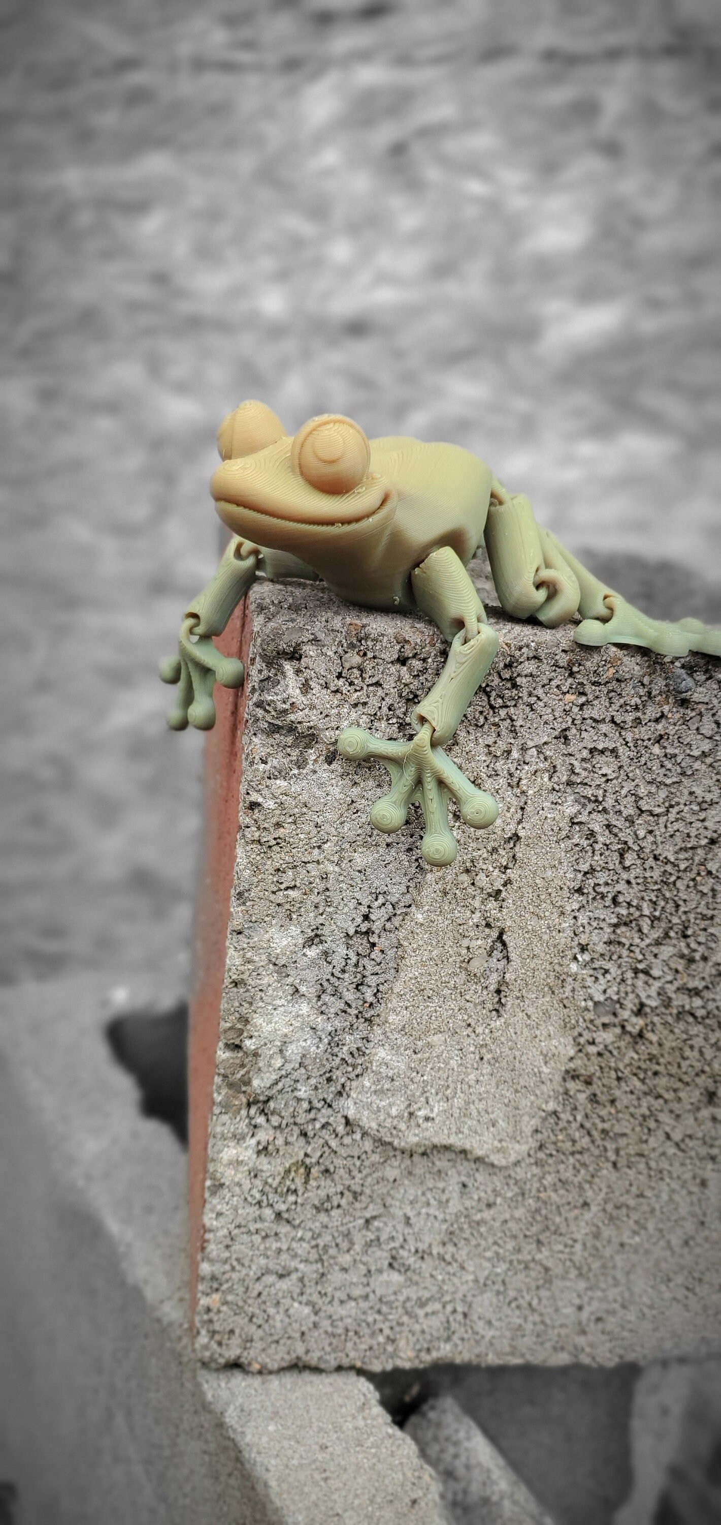3D Printed, 3d Printed Frog, Frog and Toad Print, Frog Figure, Frog ...