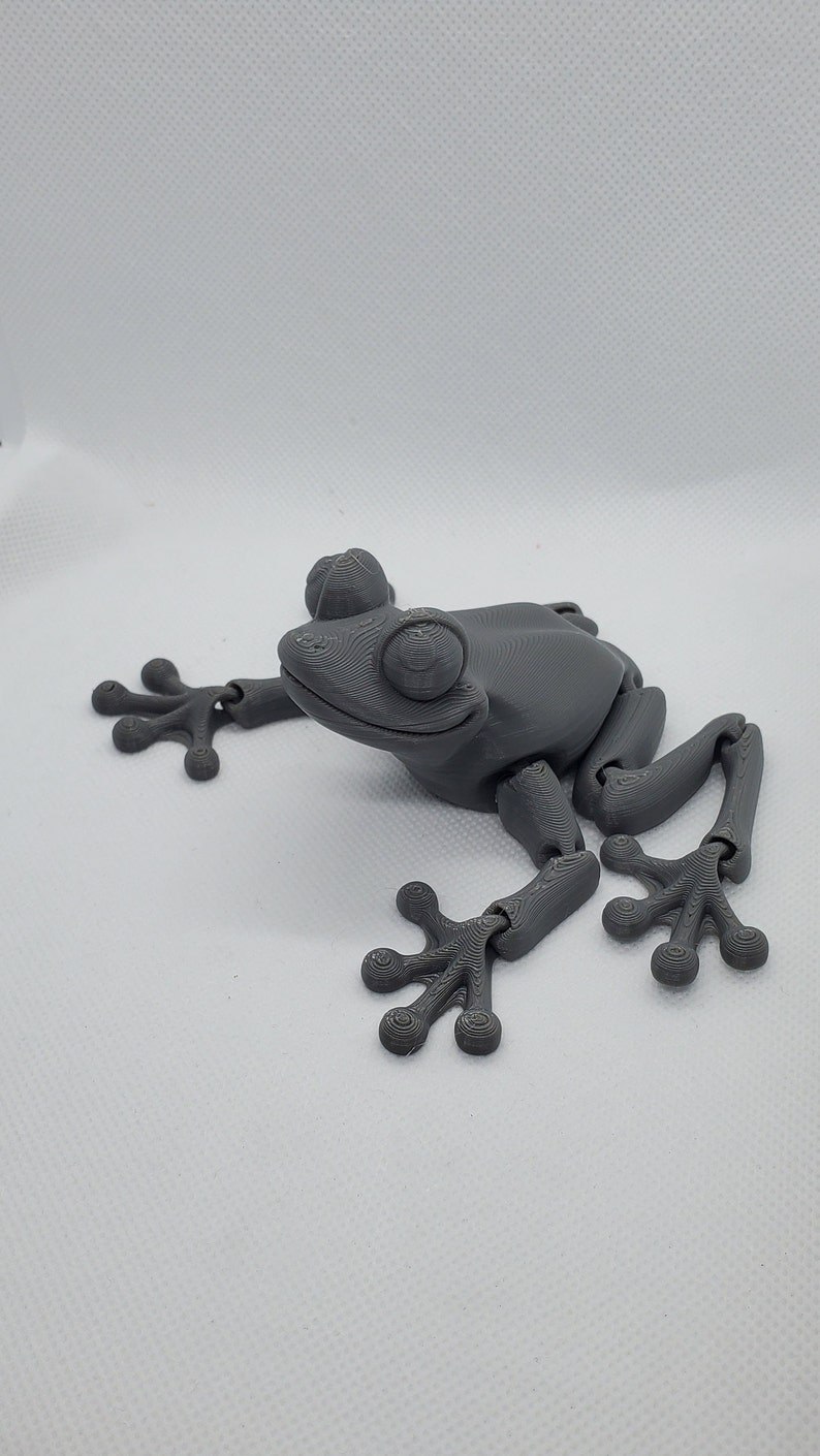 3D Printed, 3d Printed Frog, Frog and Toad Print, Frog Figure, Frog ...
