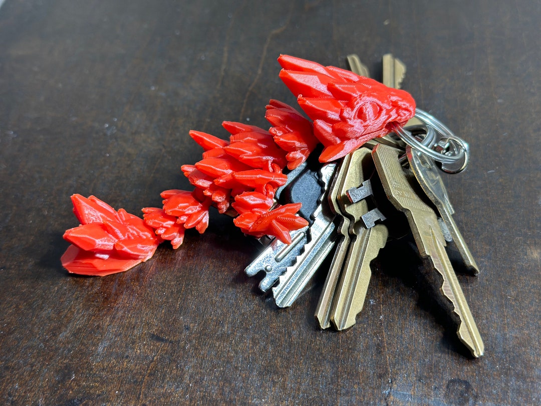 3D Printed Dragon Keychain, 3d Printed Bag Accessories, 3d Printed ...