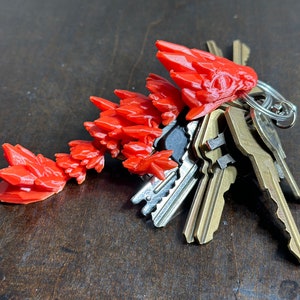 3D Printed Dragon Keychain, 3d Printed Bag Accessories, 3d Printed ...