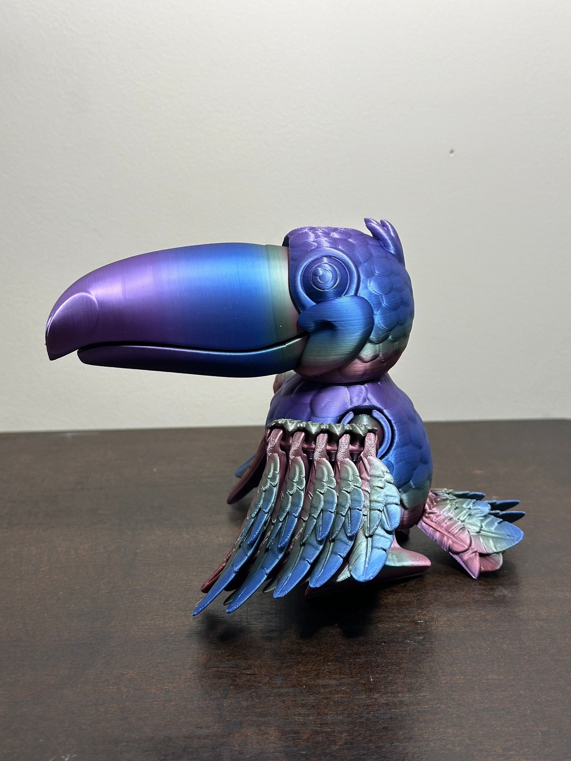 3D Printed Bird, 3D Printed Toucan, Articulated Bird, Fidget Bird, 3d ...