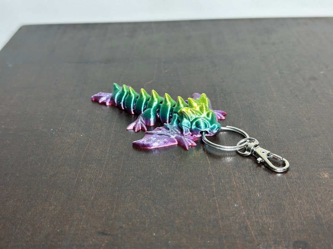 3D Printed Dragon, 3d Printed, 3d Printed Keychain, Back to School ...