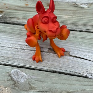 3D Printed, 3d Printed Kangaroo, 3D Printed Boxing Kangaroo, Flexi ...