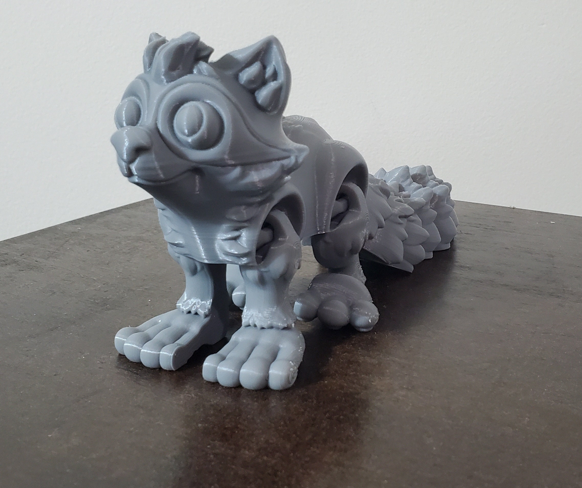 3D Printed Toys, 3d Raccoon, Toys for Kids, Flexi 3d Print File, Desk ...