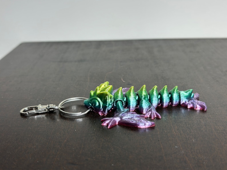 3D Printed Dragon, 3d Printed, 3d Printed Keychain, 3D Keyring, Back to ...