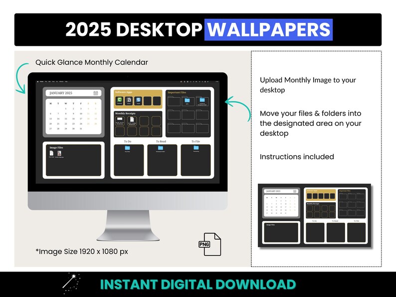 2025 Desktop Wallpapers, Monthly Desktop Background Images, Computer ...