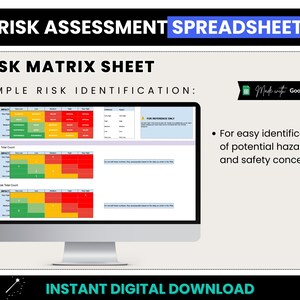 Risk Assessment Spreadsheet, Business Risk Management Spreadsheet ...