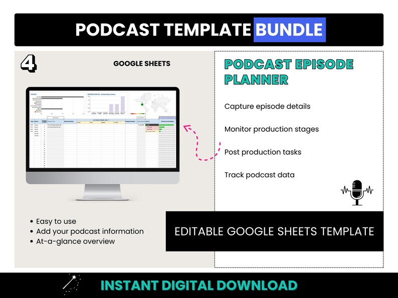 Podcast Bundle: Guest Onboarding, Agreement Form, Instagram Posts ...