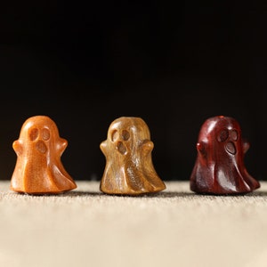 Hand-carved Sandalwood Mini Ghost: Halloween Decor, Party Favor - Etsy
