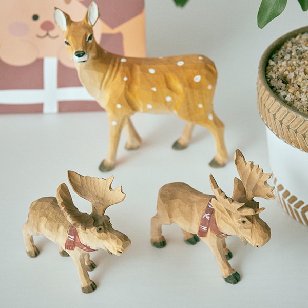 Wooden Moose - Etsy