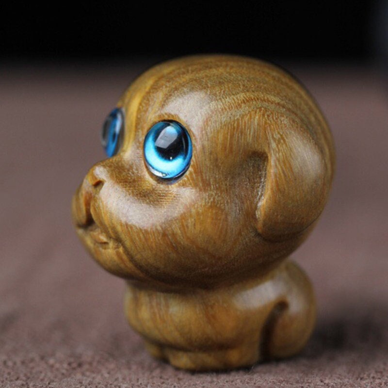 Wooden Dogwooden Sculpturedog Ornamentshandmade - Etsy