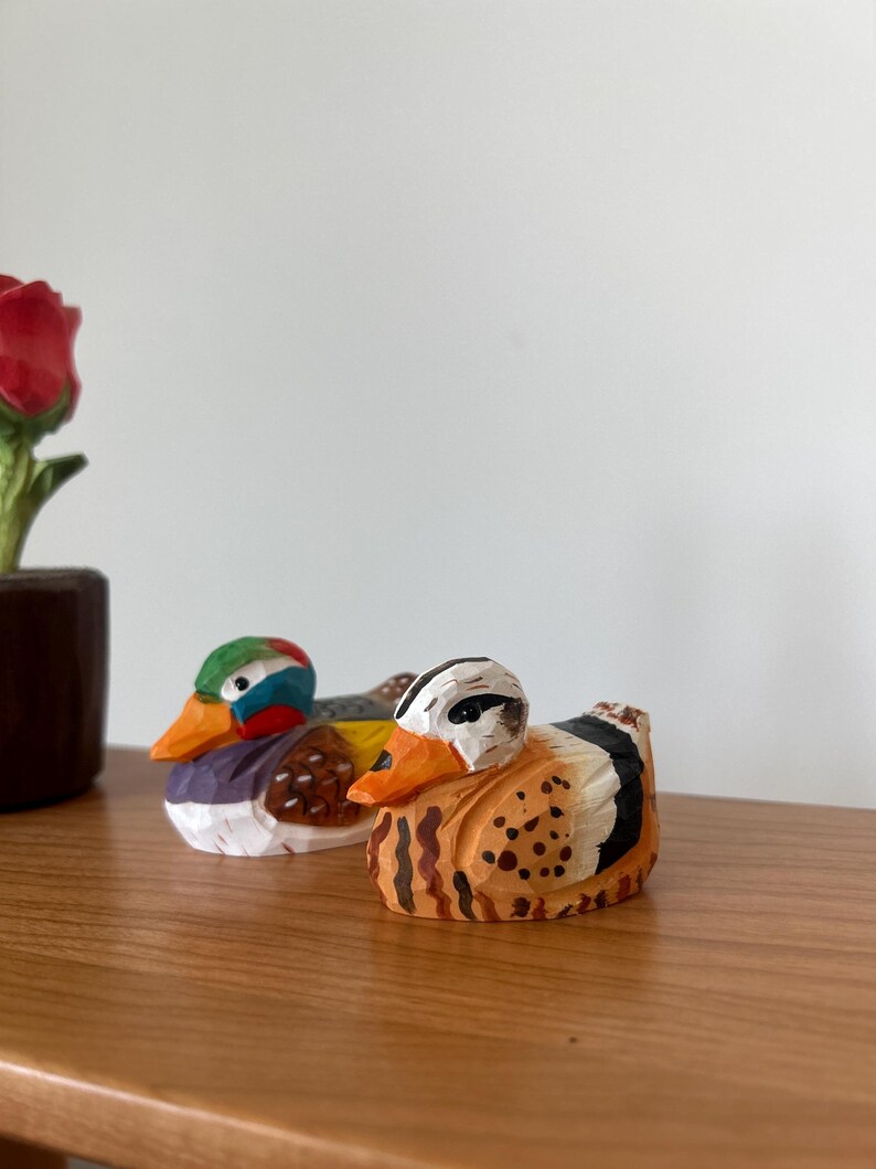 Wooden Mallard Duck,duck Wedding Topper,wedding Engagement Anniversary ...