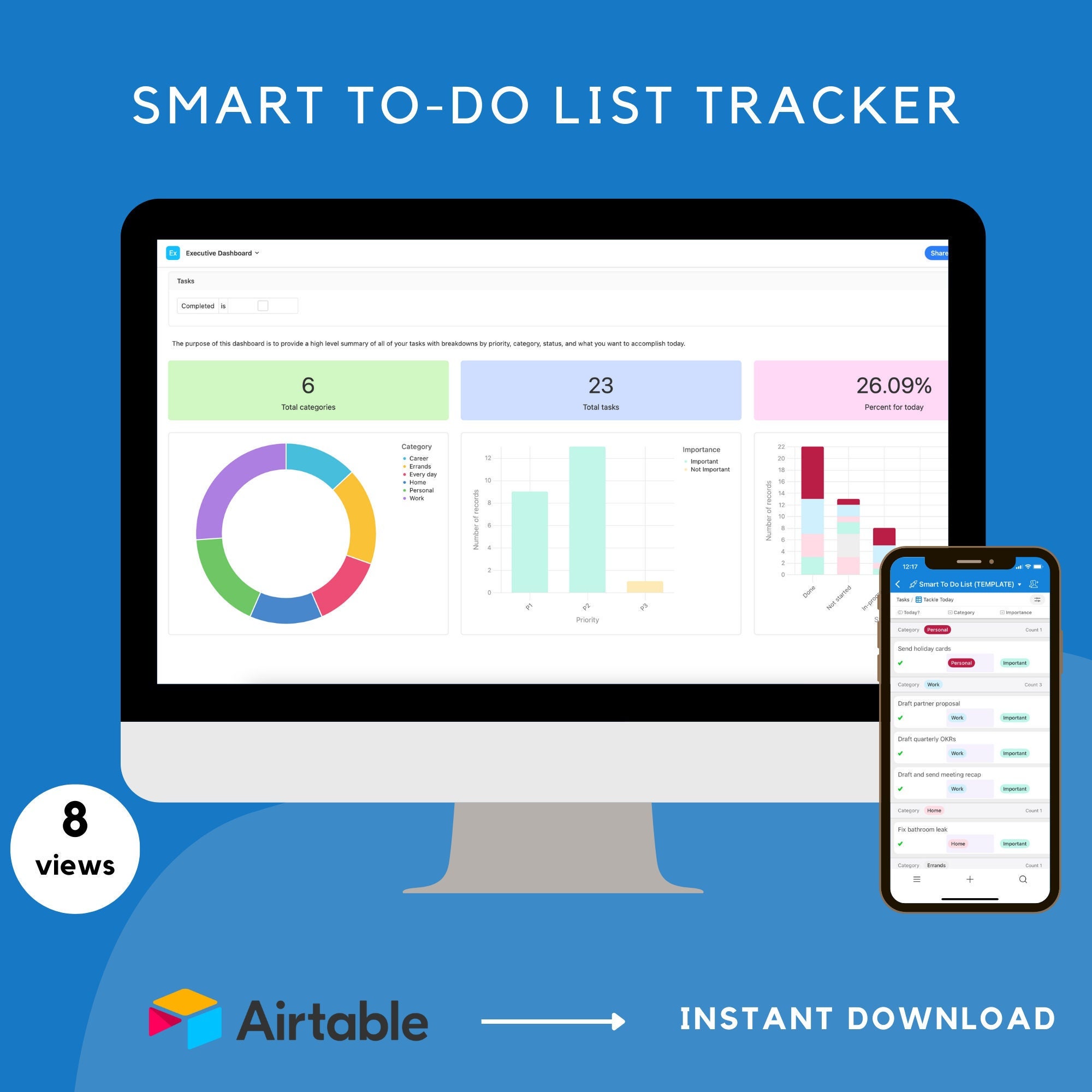 Smart To-do List & Tracker - Etsy