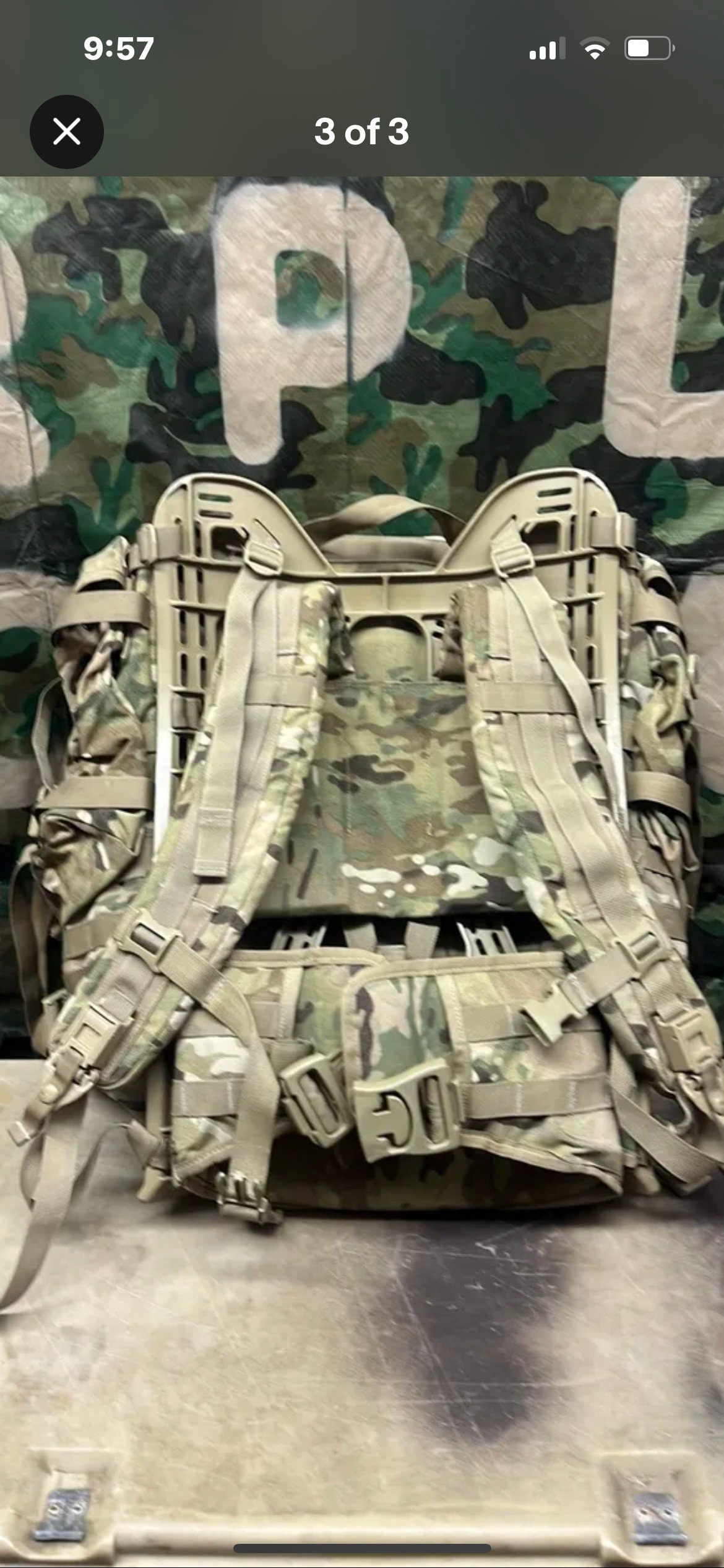 Multicam Molle II Large Field Pack / Rucksack Complete - Etsy