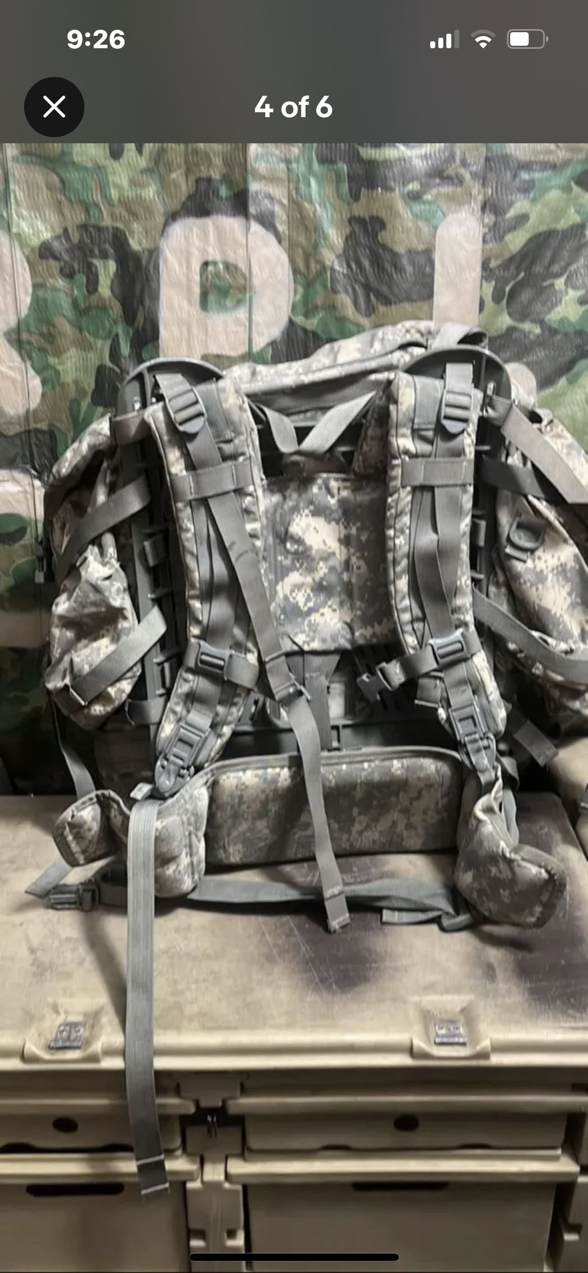 ACU Molle II Improved Rucksack / Large Field Pack With Extras - Etsy