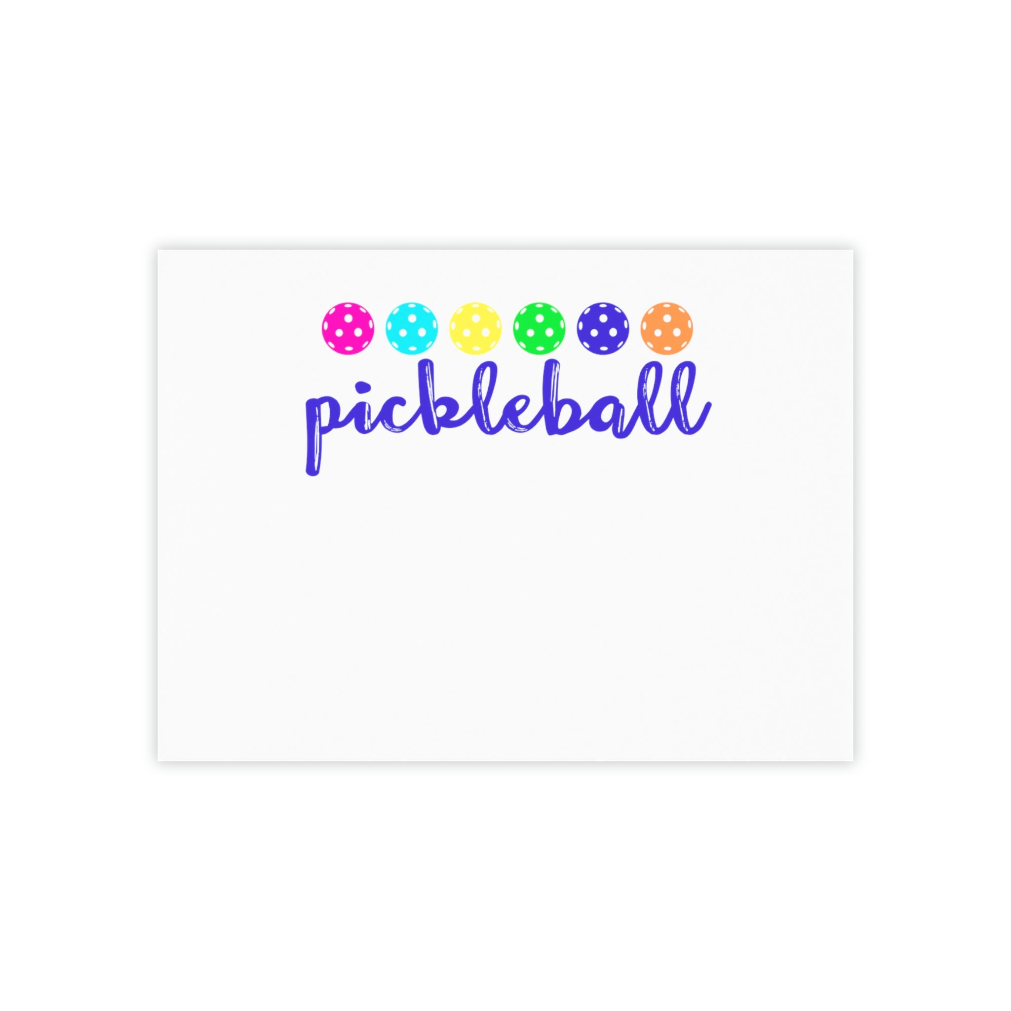 Pickleball Post-it® Note Pads | Pickleball Notes | Pickleball Gift for ...