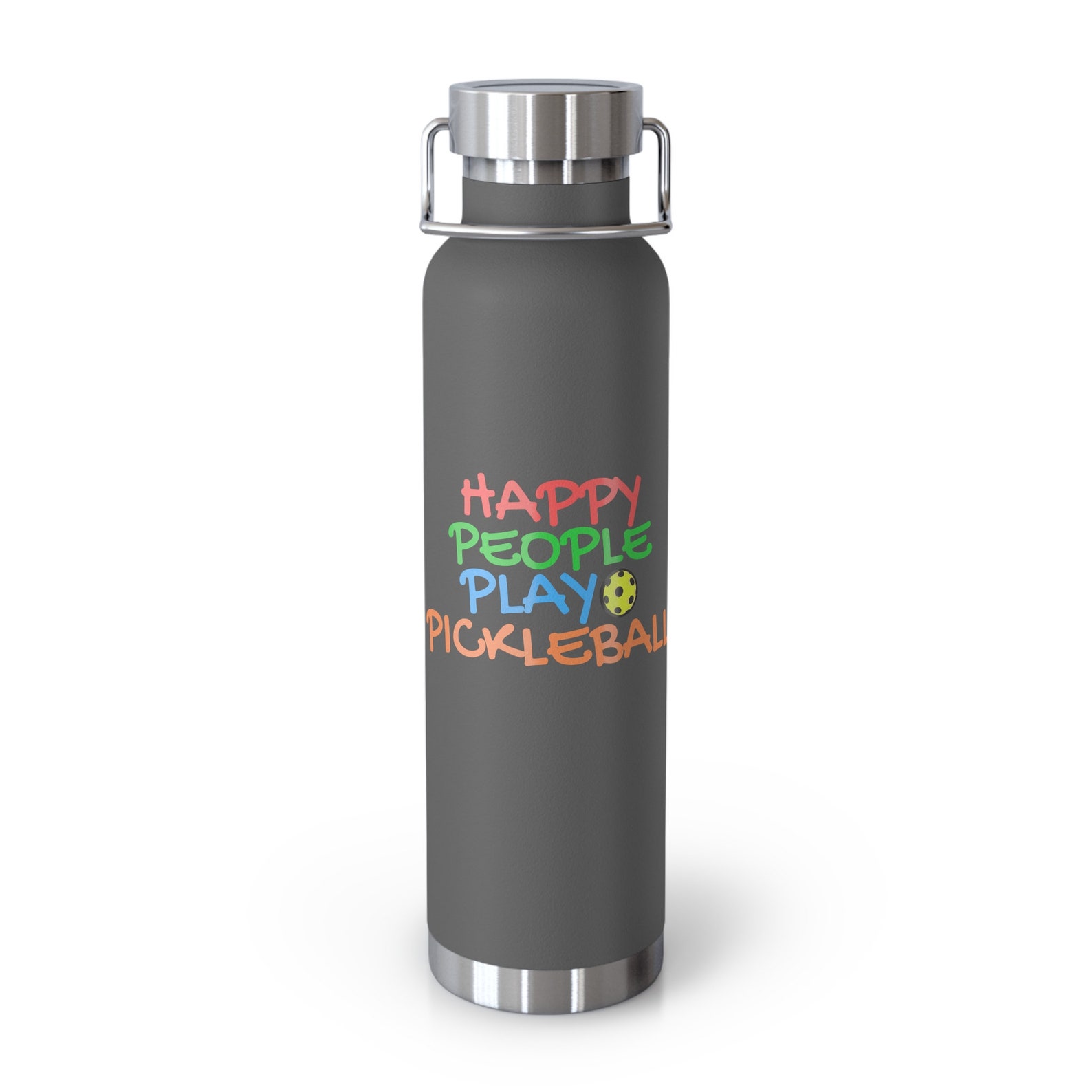 Happy People Play Pickleball Copper Vacuum Insulated Bottle, 22oz - Etsy