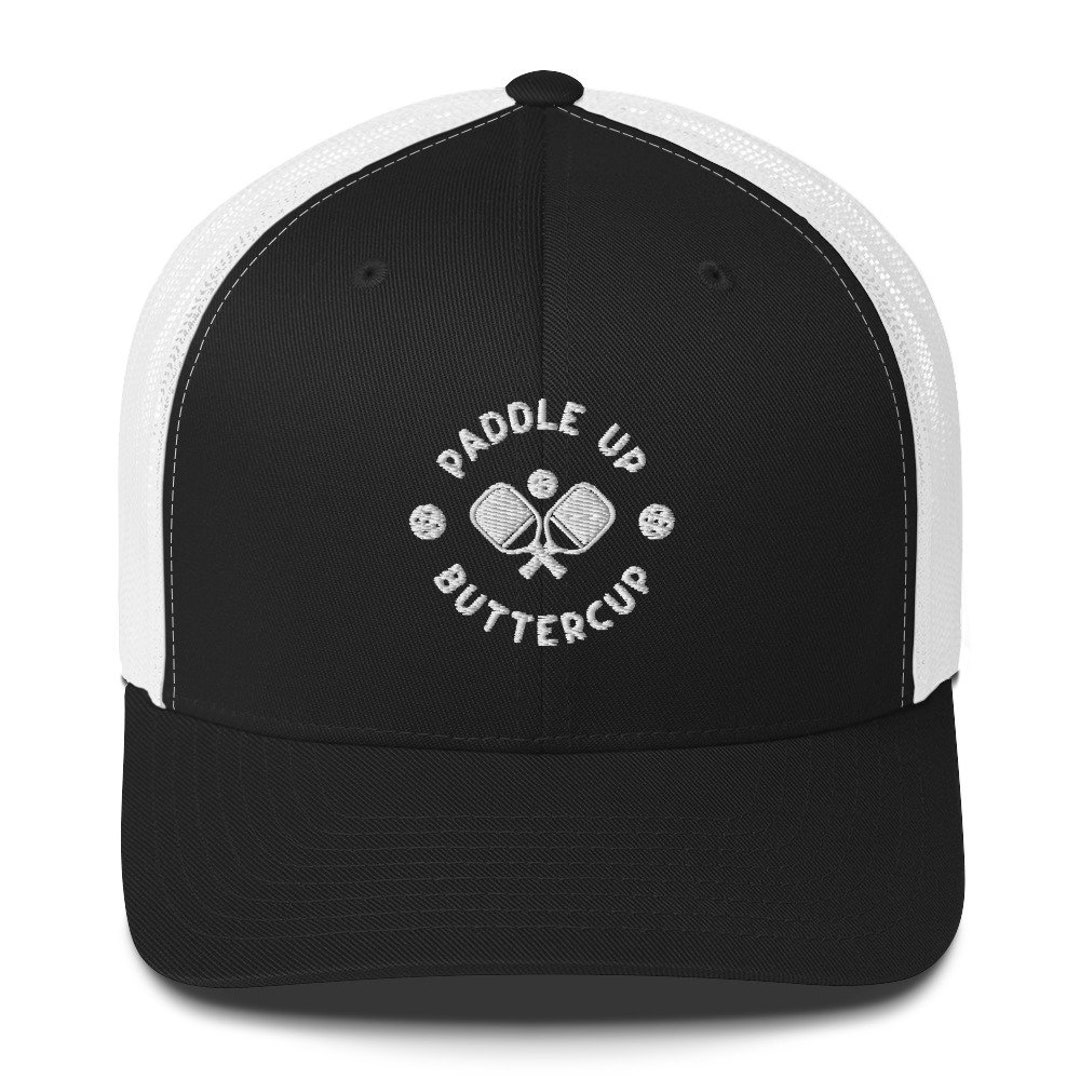 Pickleball Paddle up Butter Cup Trucker Cap | Pickleball Hat Gift - Etsy