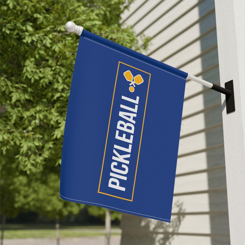 Pickleball Blue Yard Flag | Pickleball Gift for Him, Gift for Dad ...