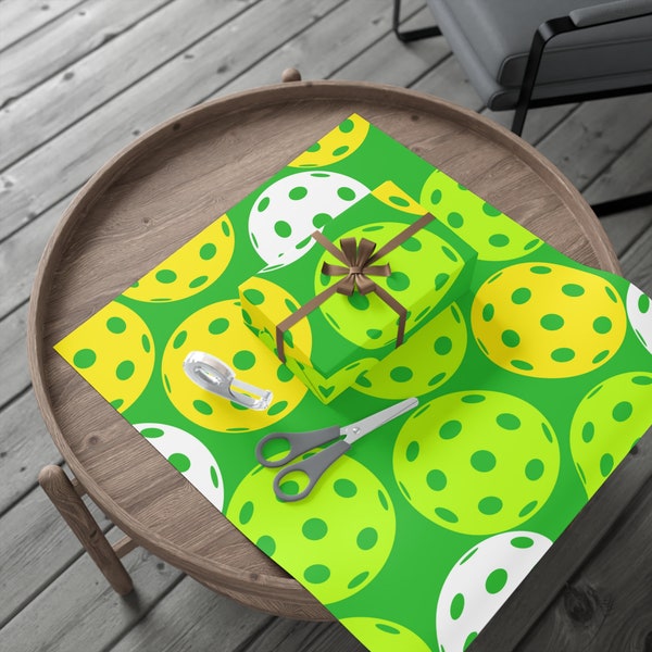 Pickleball Wrapping Paper - Etsy