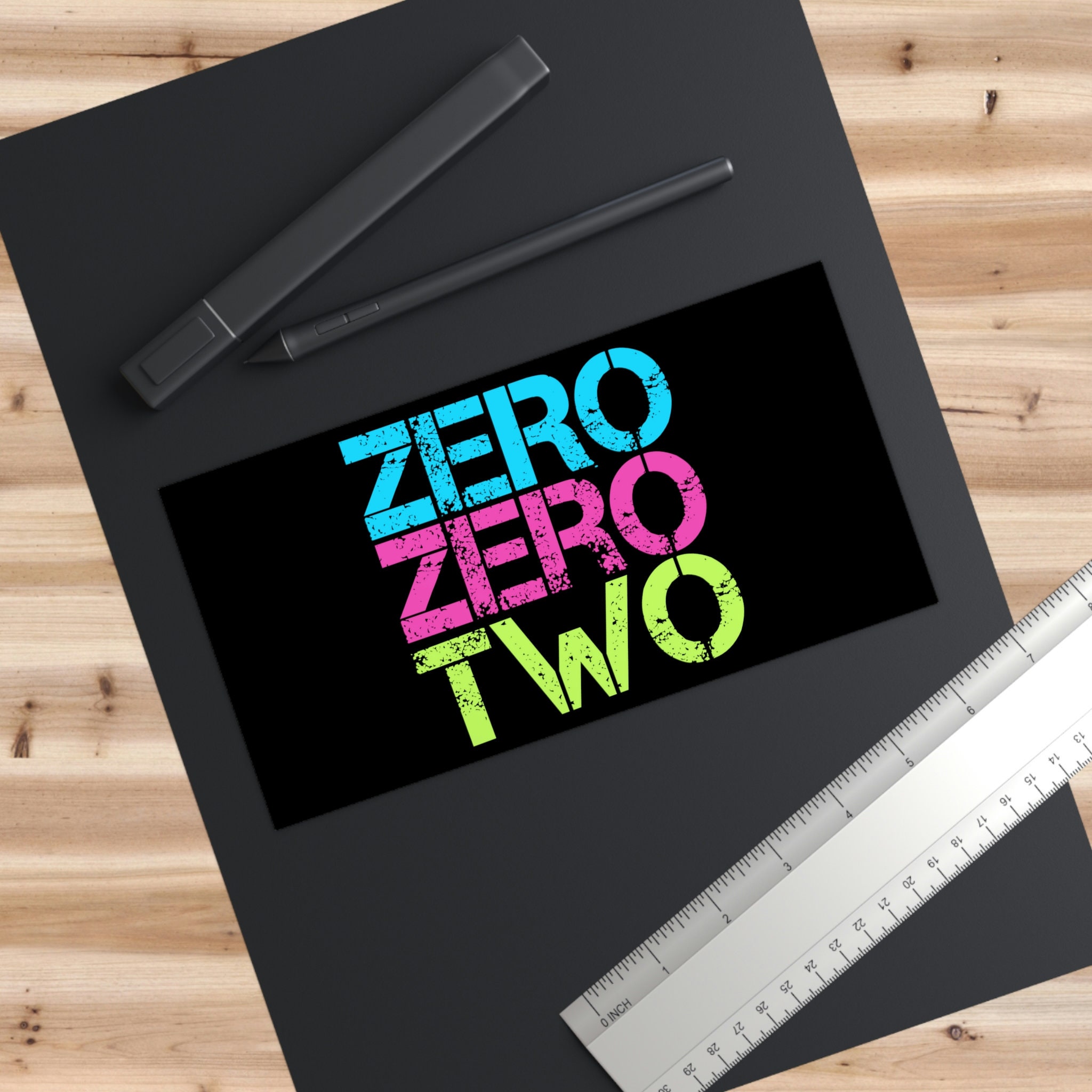Pickleball Bumper Stickers | Zero Zero Two Design With Thick, Vinyl ...