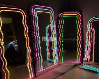 Neon Mirror - Etsy