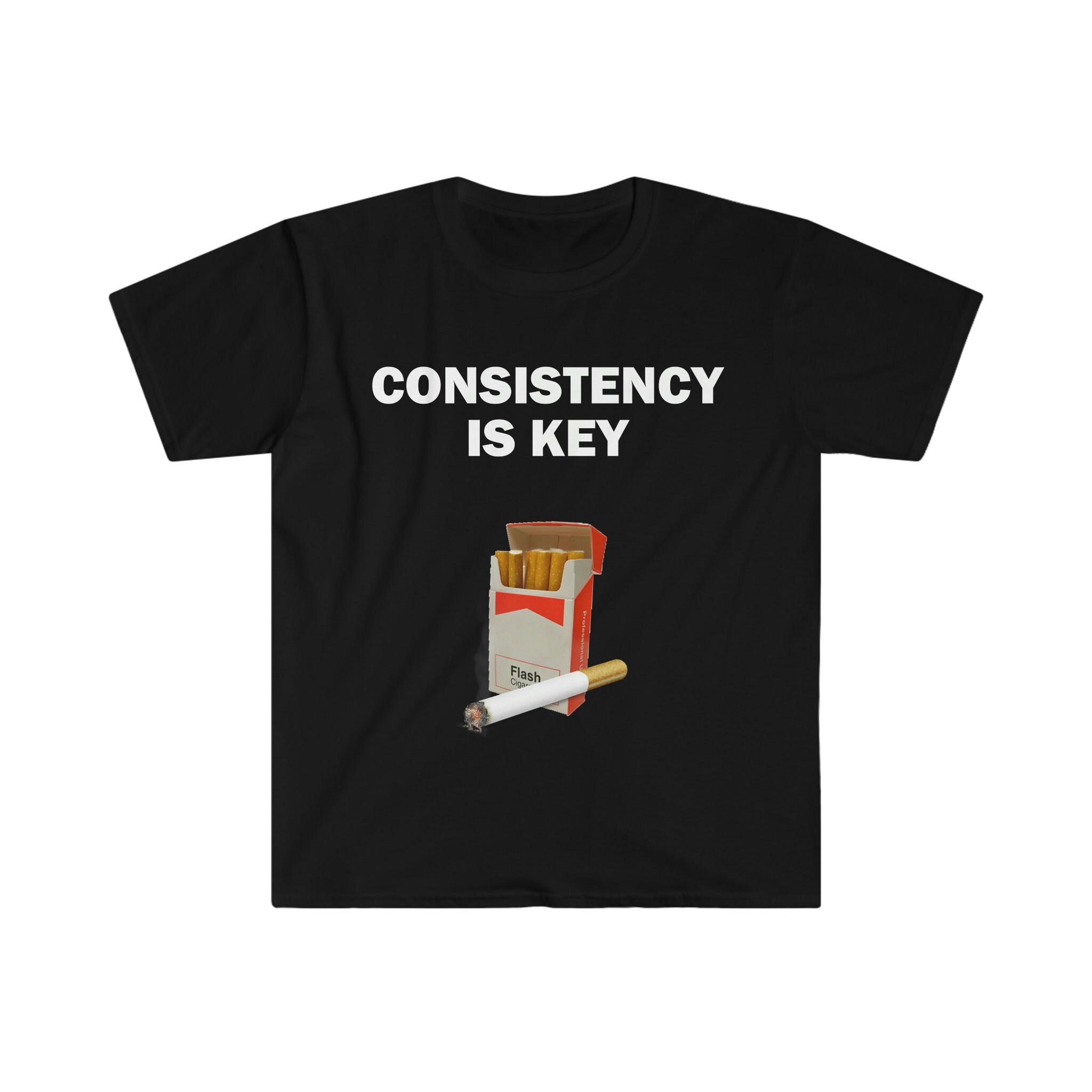 Consistency is Key Smoking T-shirt, Humor T-shirt, Funny Gift, Funny ...