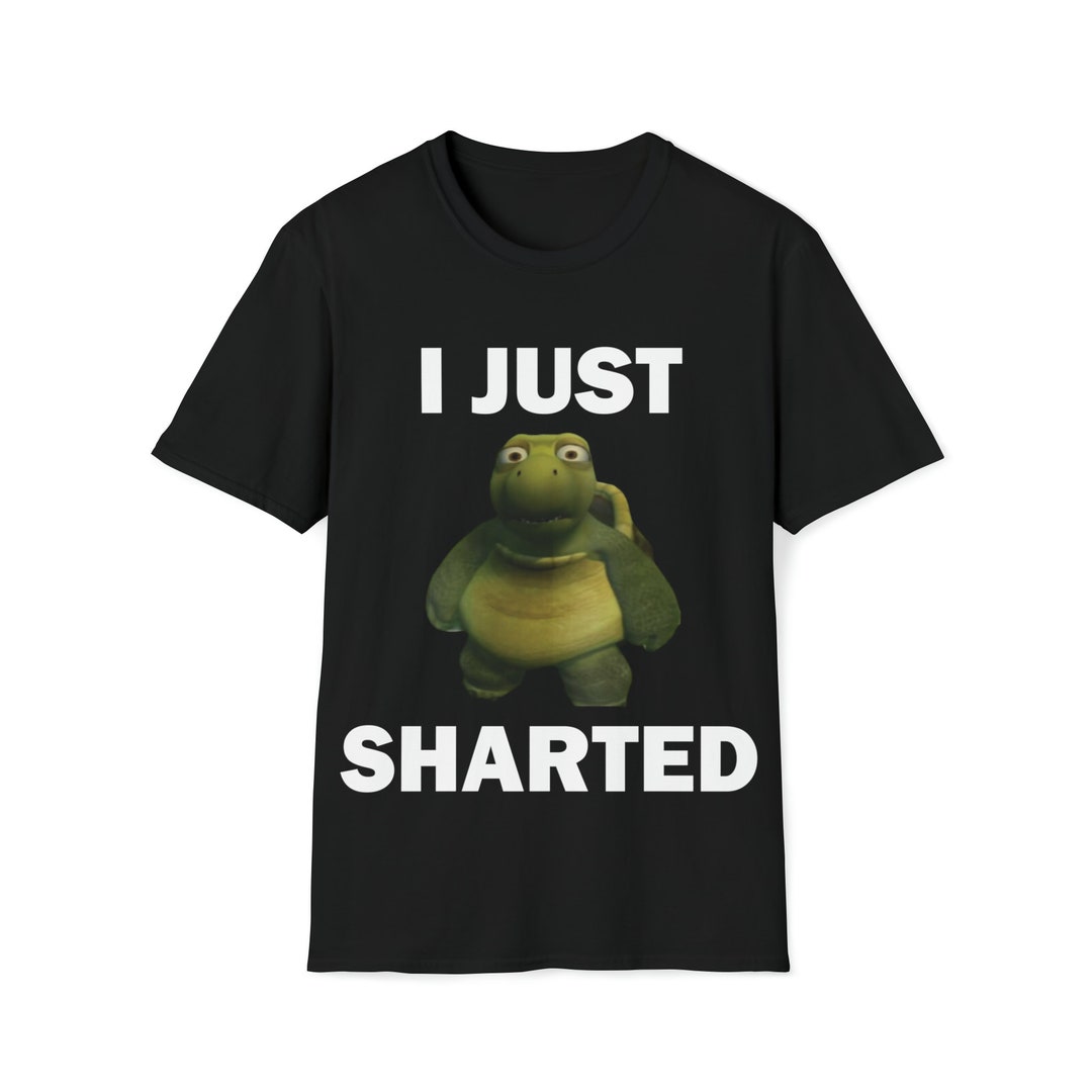 I Just Sharted T-shirt, Humor T-shirt, Funny Gift, Funny Turtle Meme T ...