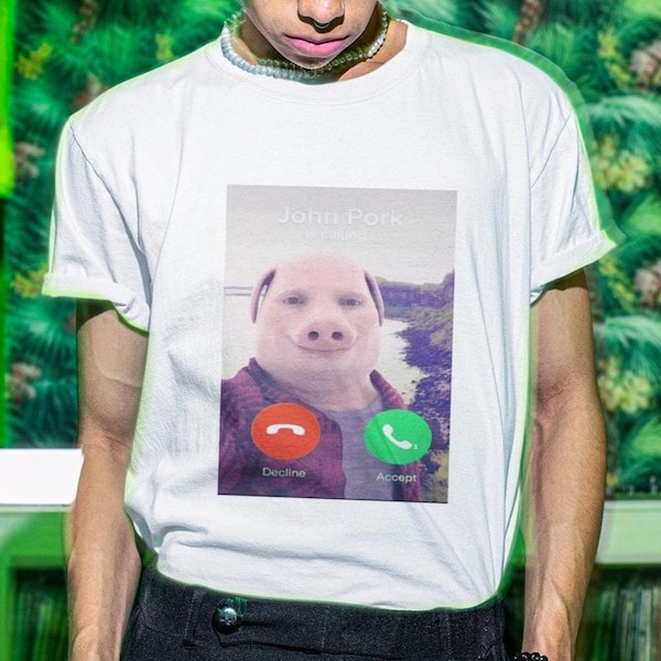 John Pork is Calling Shirt - Etsy