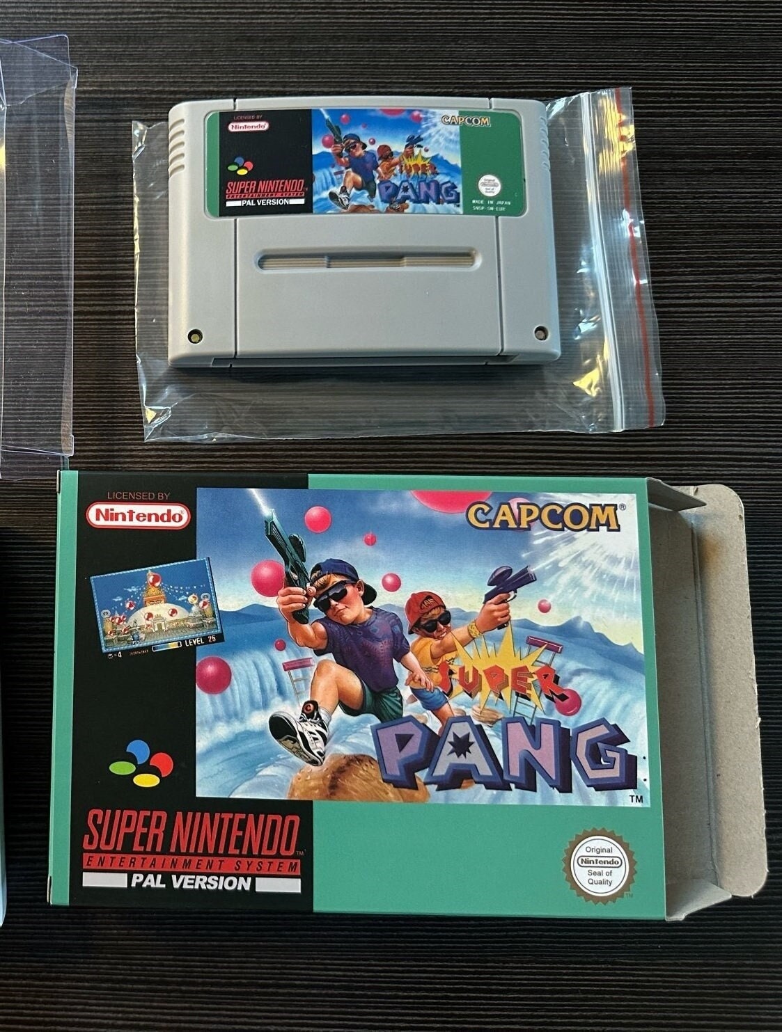 Super Pang Action Game Cart With Box Nintendo SNES PAL EU - Etsy Australia