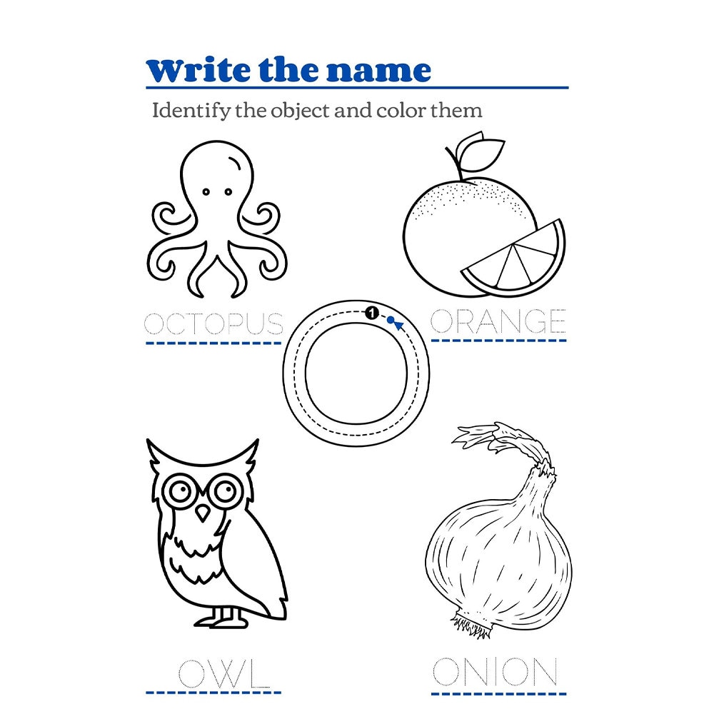 26 Printable Alphabet Tracing Coloring Page Worksheets for Kids ...