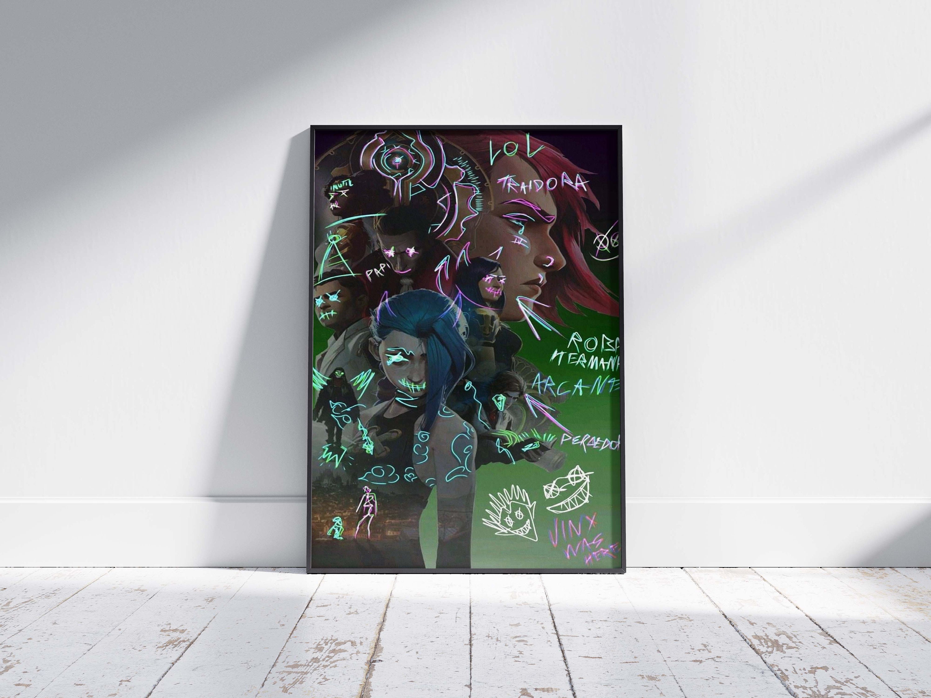 Arcane Poster, League of Legends Poster, Arcane 2021 Poster Print ...