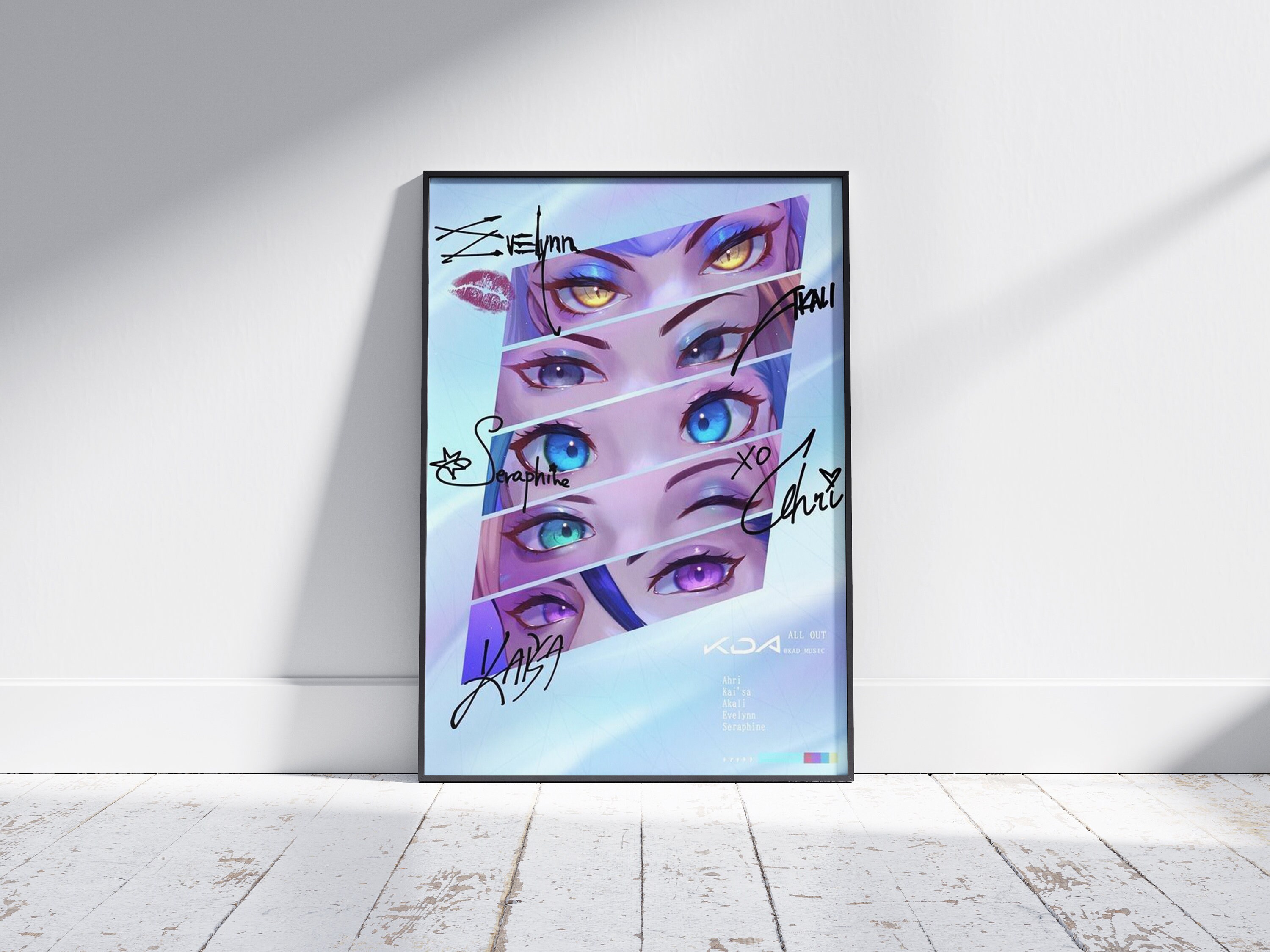 League of Legends Kda All Out Poster league of Legends Gift - Etsy