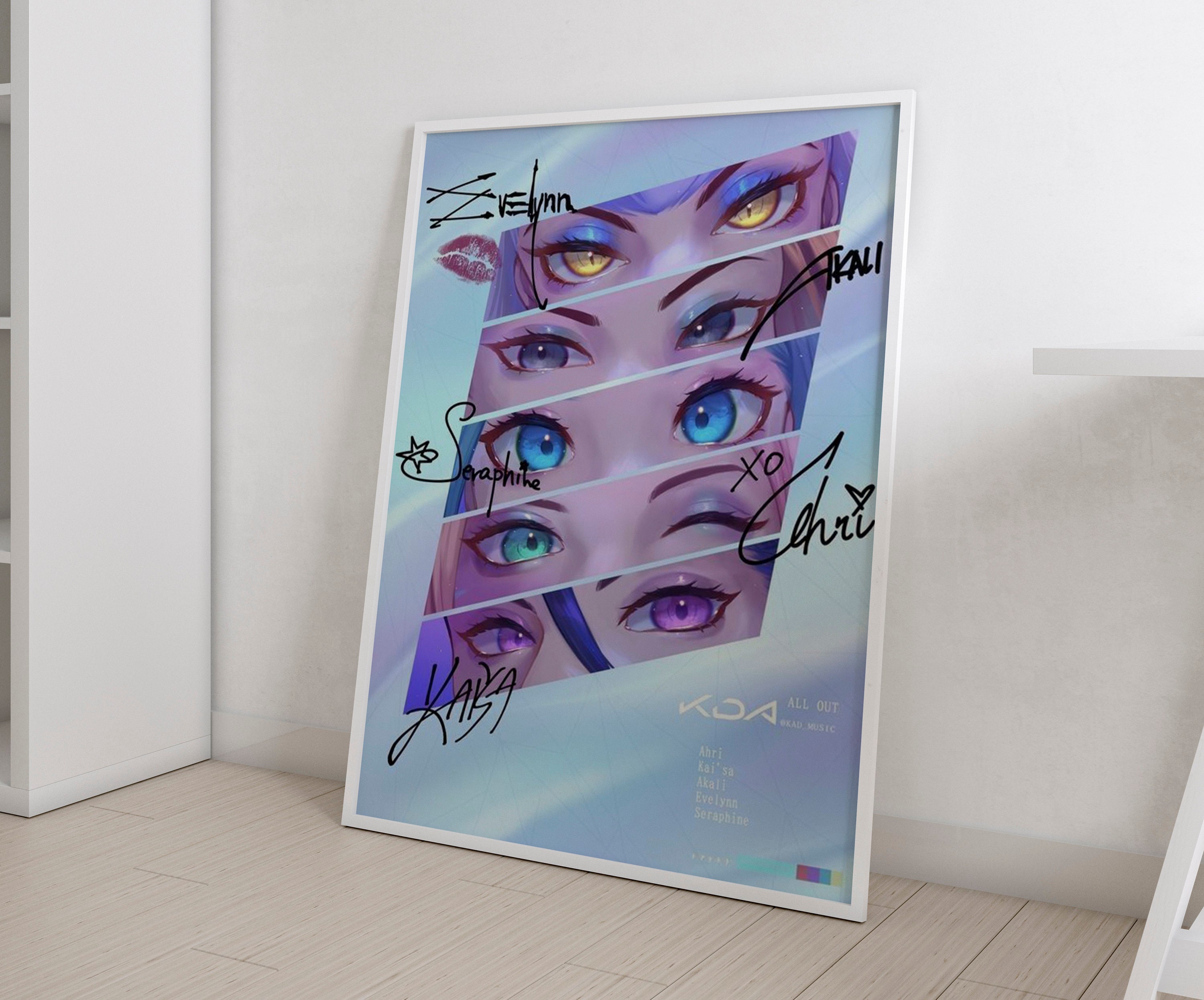 League of Legends Kda All Out Poster league of Legends Gift - Etsy
