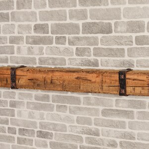 Hand Forged Rustic Iron Mantel Bracket Decorative Fireplace - Etsy