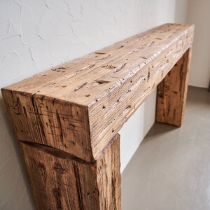 Rustic Entryway Console Table, Modern Mudroom/hallway Table, Custom ...